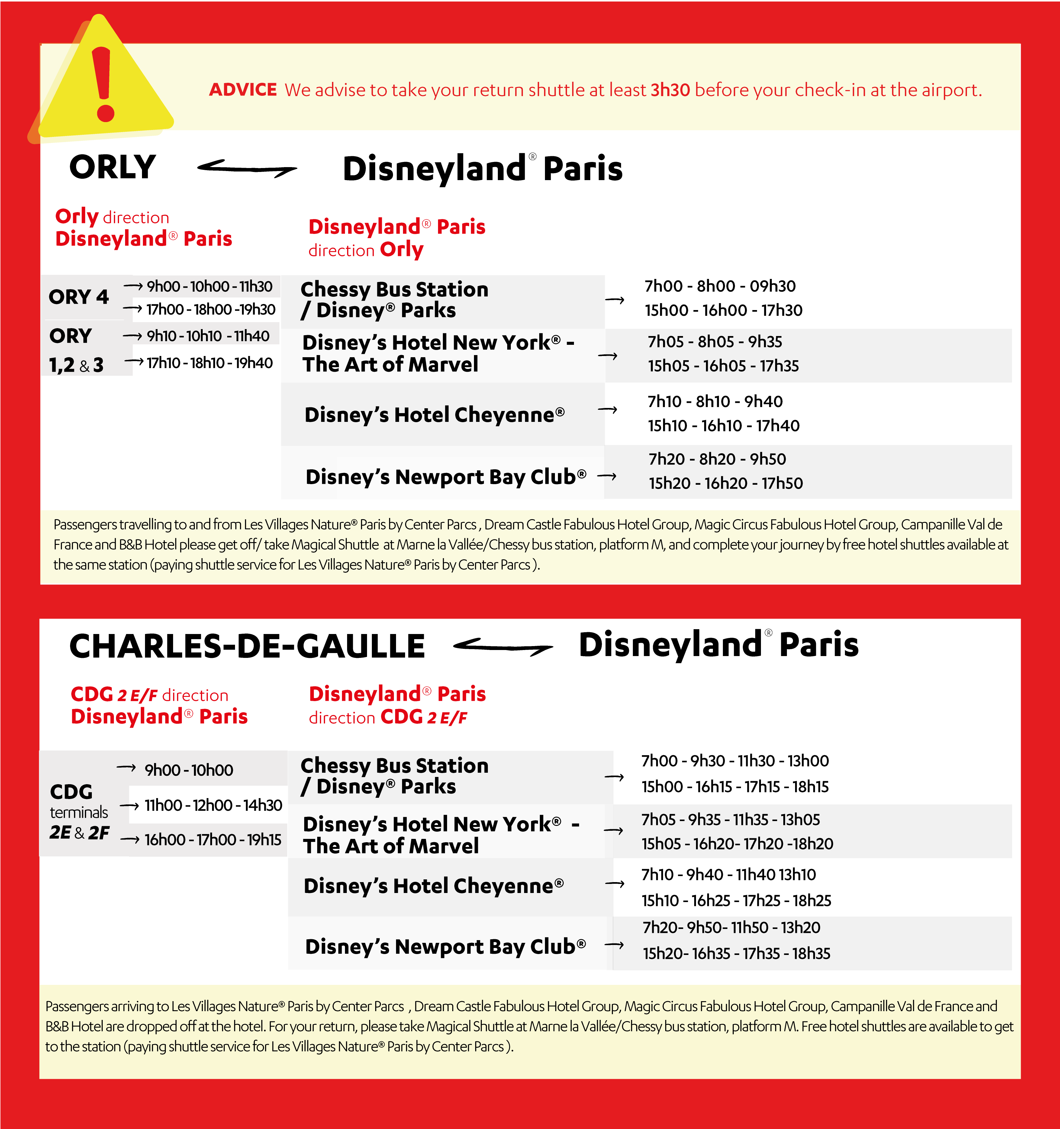 Transfers aeroportos › Hotéis da Disneyland Paris | Magical Shuttle